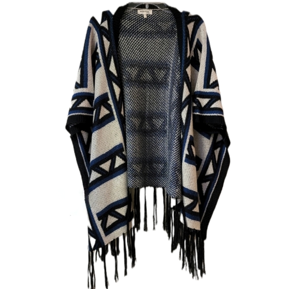 Monteau | Sweaters | Aztec Pattern Xl Knit Caftan | Poshmark